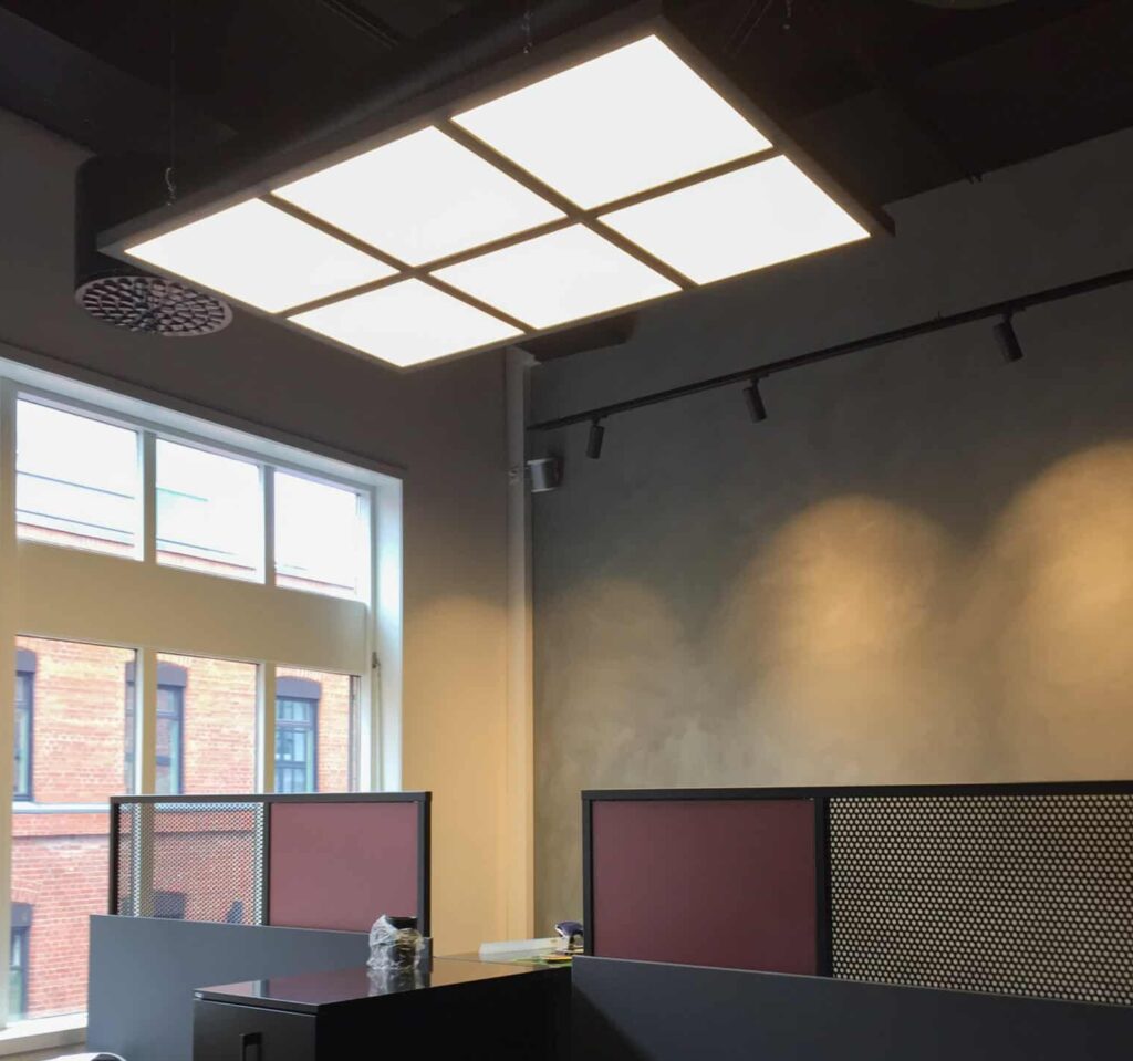 ᐅ STRATOS LED PANEL 34W 3000K/4000K 60X60, Hvit - LHC Express